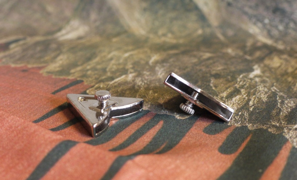 Silver & Gold Western Collar Tips- Screw Post Attachment - Etsy