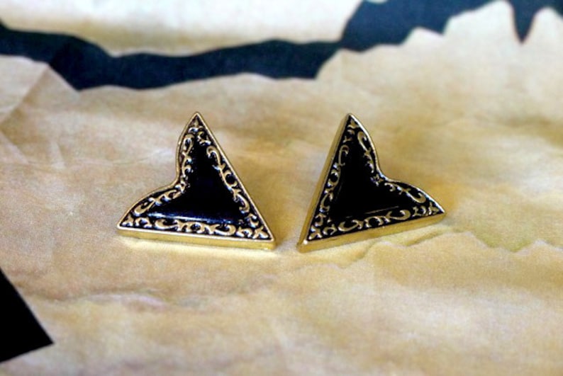 Silver & Gold Western Collar Tips- Screw Post Attachment - Etsy