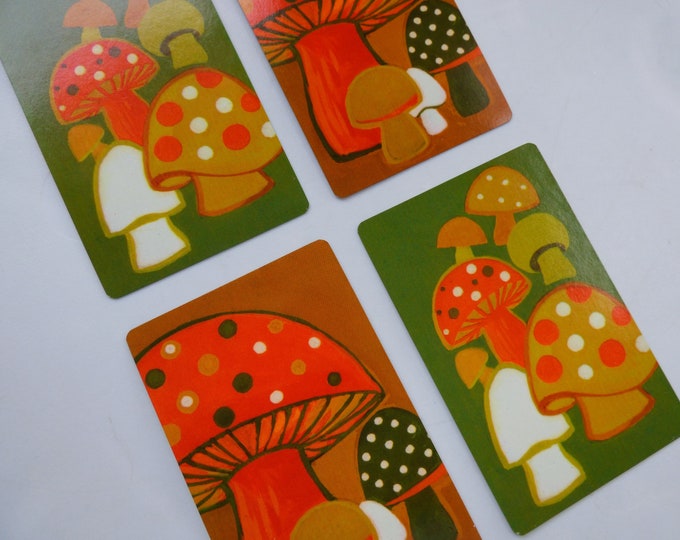 Vintage Ephemera Lot ~ Groovy 60's 70's Playing Cards ~ Mod ~ Retro ...