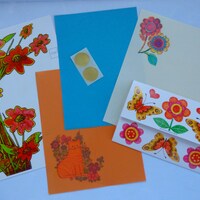 10 Unique Blank Vintage Note Cards - Etsy
