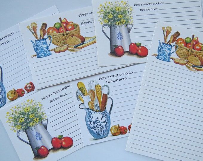 Vintage Current Recipe Cards ~ Craft Lot ~ Kitchen Heirloom Smash Book ...