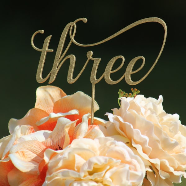 Wooden Table Number - Etsy