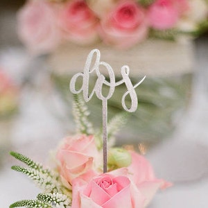 Spanish Table Numbers | Silver or Gold Table Numbers | Beach Wedding ...