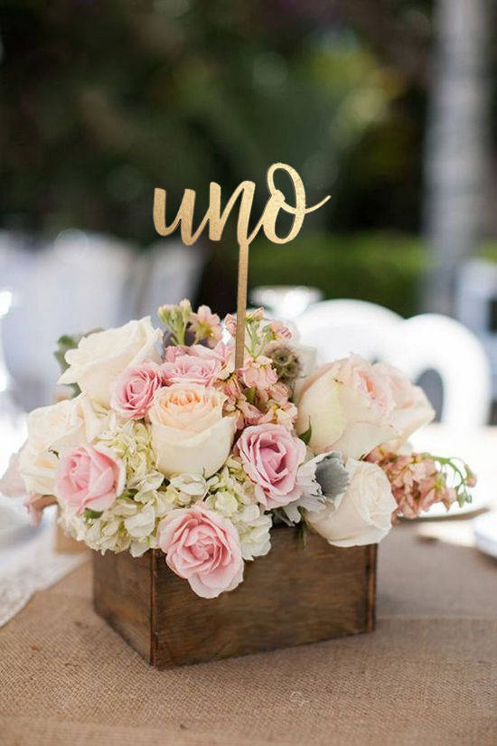 Spanish Table Numbers Silver or Gold Table Numbers Beach Wedding Table ...