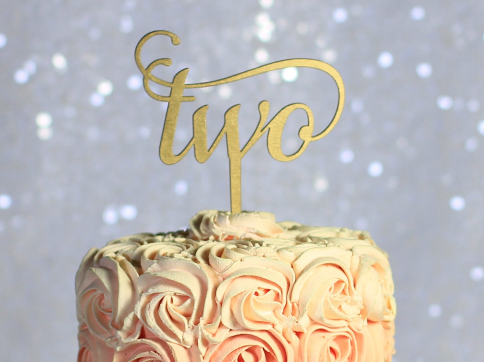 Gold Number Cake Topper Birthday Party Cake Topper | Etsy