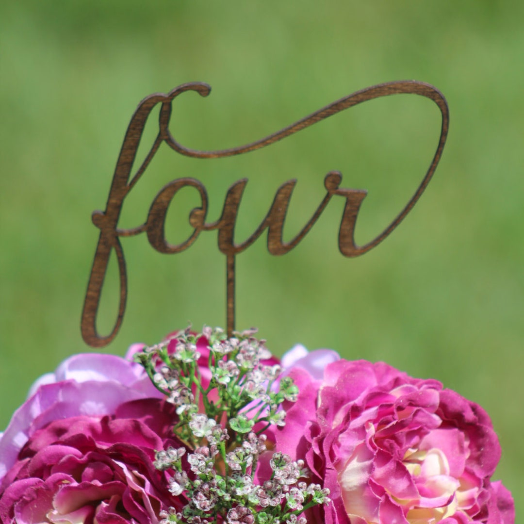 Rustic Table Number Country Chic Wedding - Etsy