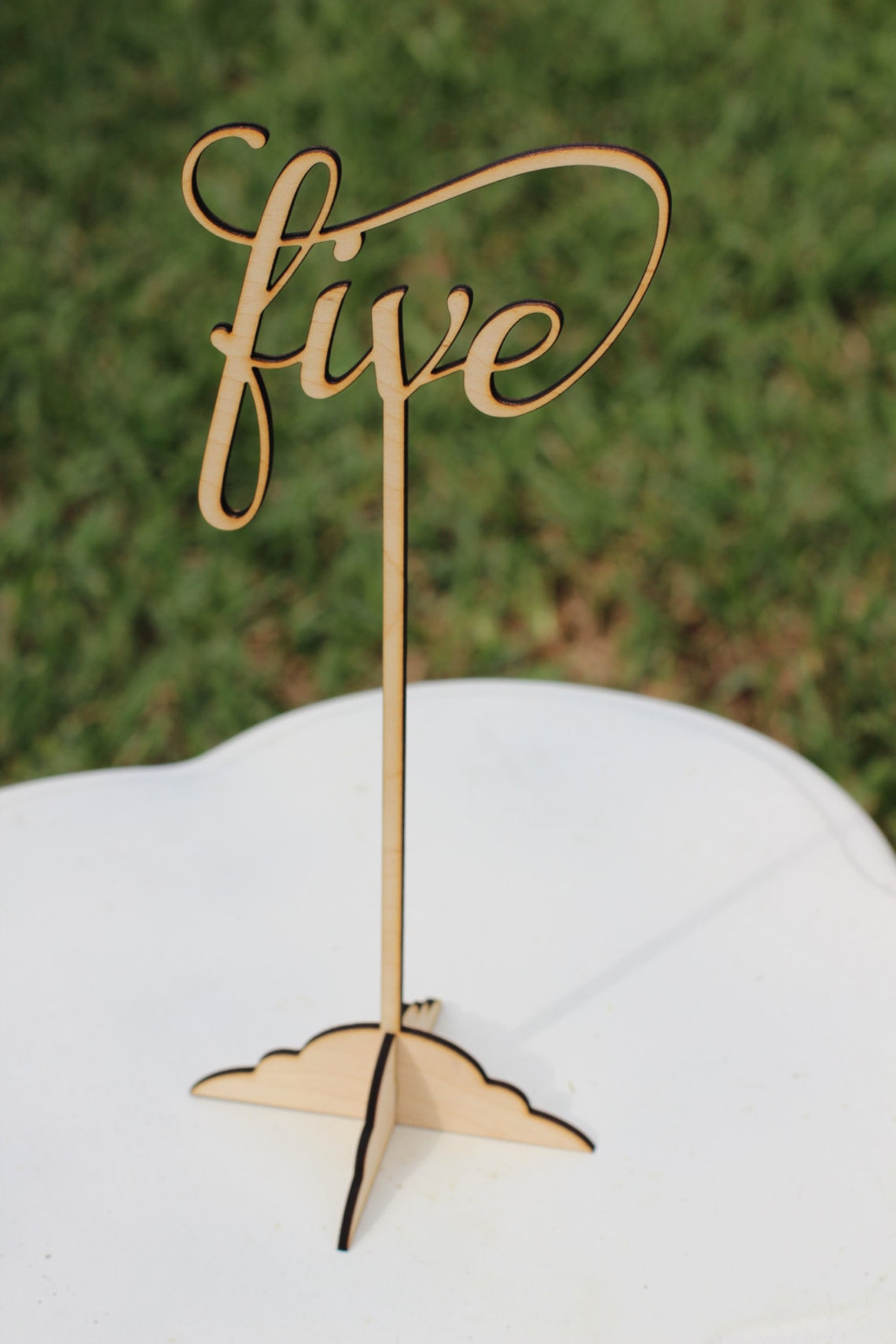 Rustic Table Numbers With Stand Wedding Rustic Table Numbers | Etsy