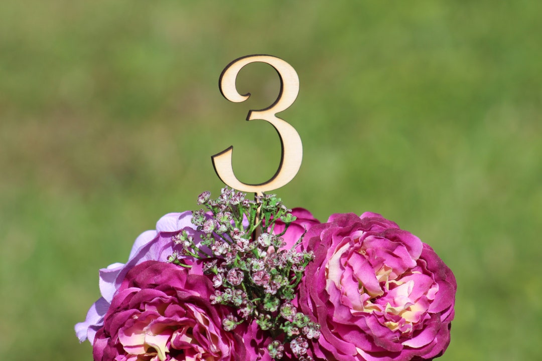 Table Numbers | Rustic Table Numbers | Wooden Table Numbers | Wedding ...