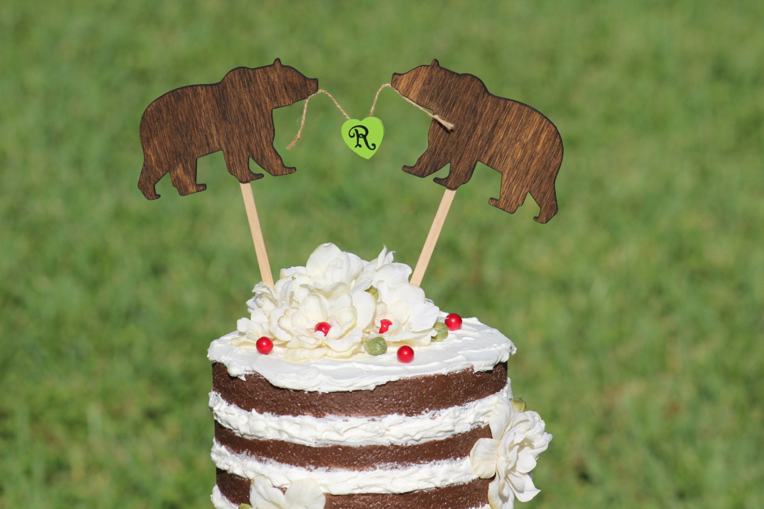 Bear Cake Topper Personalized Cupcake Topper Personalized - Etsy