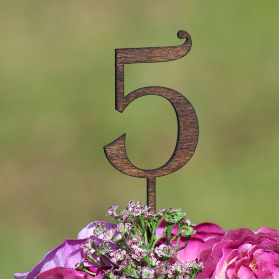 Rustic Table Number Beach Rustic Country Chic Wedding - Etsy