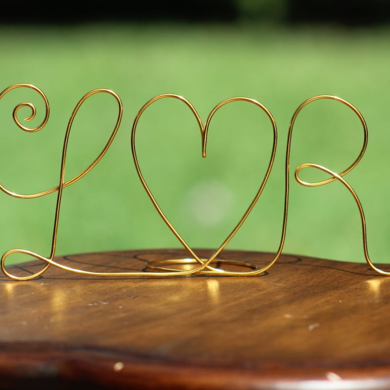 Wire Cake Topper Wedding - Etsy