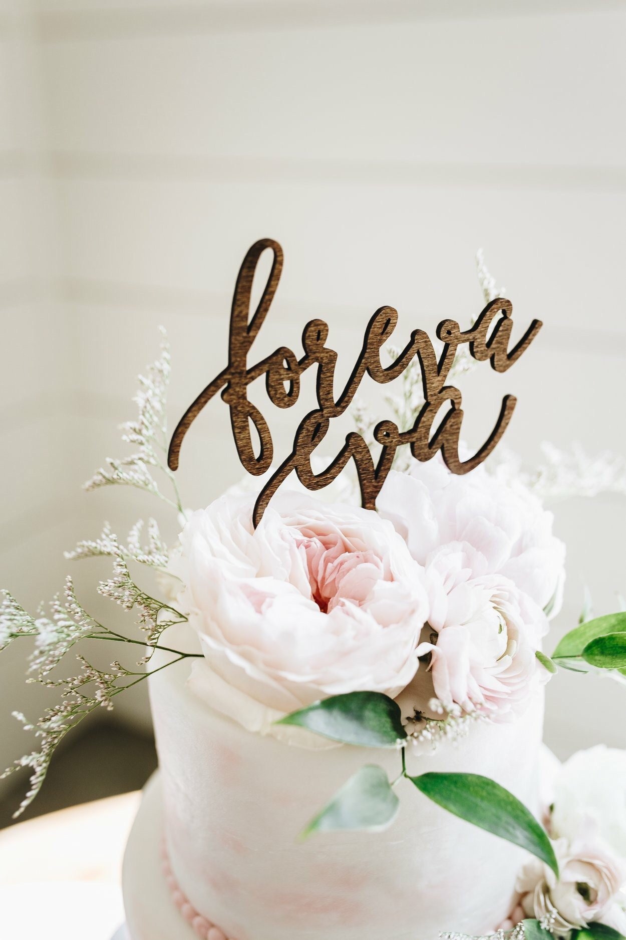 Gold "foreva Eva" Wedding Cake Topper - Forever Ever Cake Toppers ...