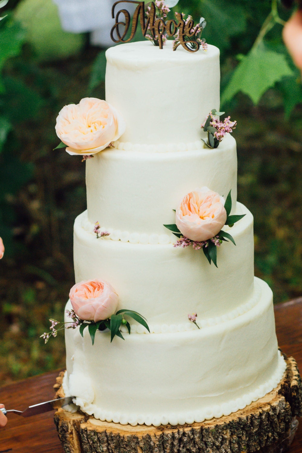 Rustic Custom Cake Topper with name Decoration Rustic | Etsy