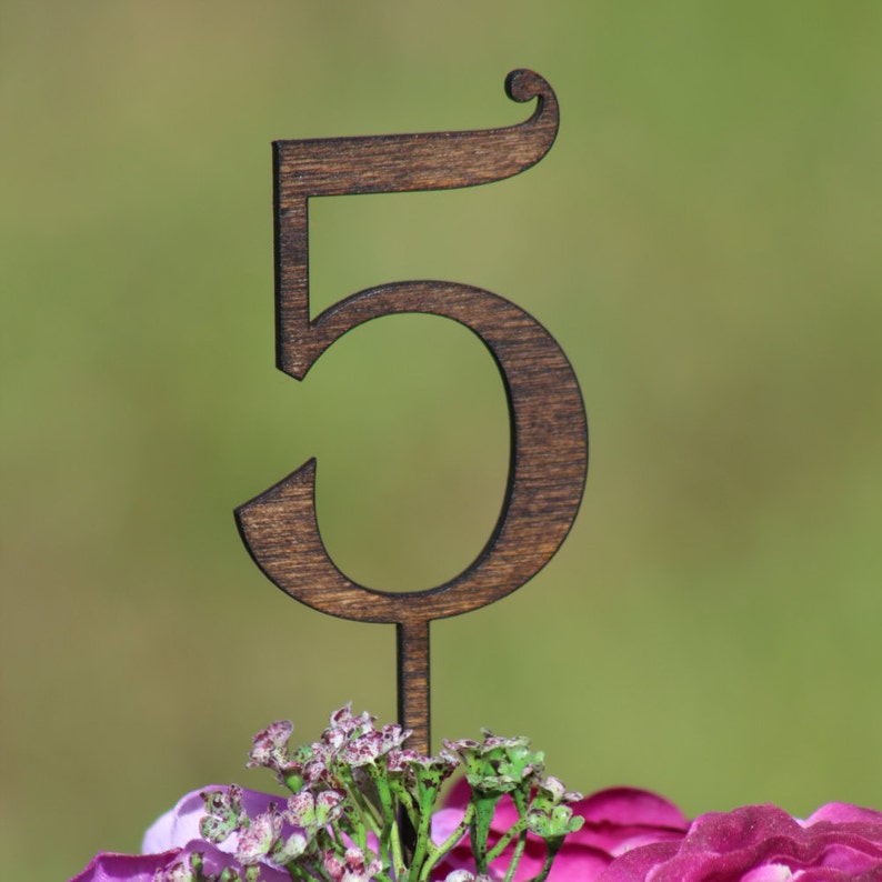 Rustic Table Number Beach Rustic Country Chic Wedding | Etsy