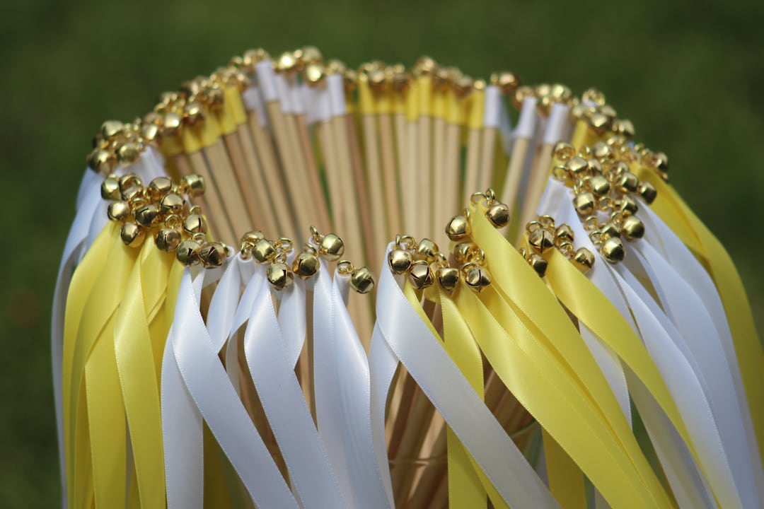 75 Wedding Wands With Bells - Party Streamers - Party Decorations ...