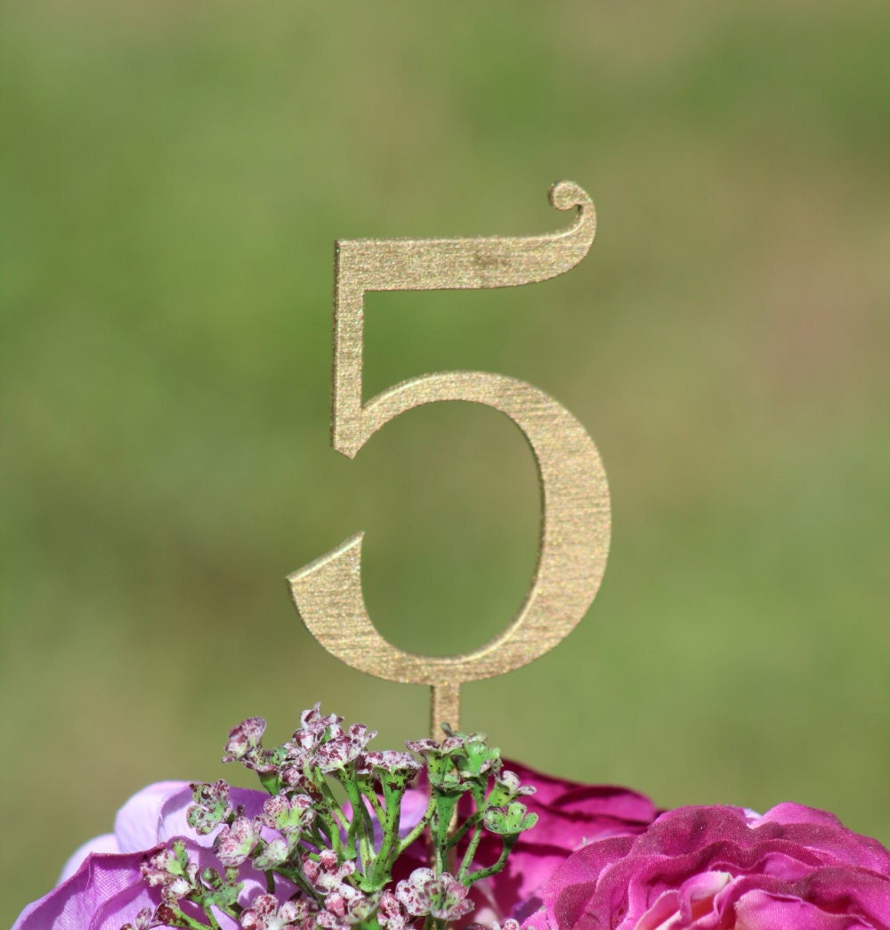 GOLD TABLE NUMBERS | Beach Rustic Country Chic Wedding Table Number ...
