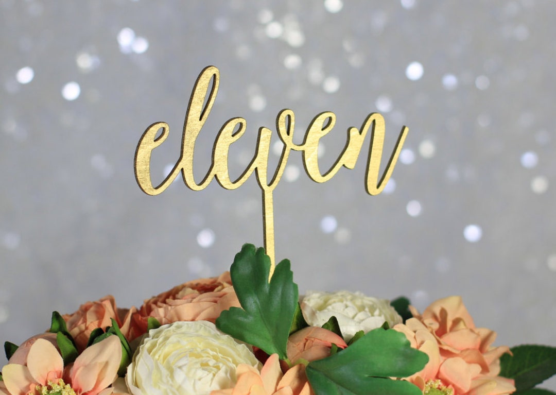 GOLD TABLE NUMBER Beach Rustic Country Chic Wedding Table Numbers ...