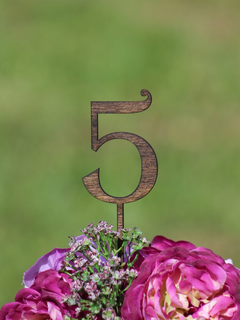 Rustic Table Number Beach Rustic Country Chic Wedding | Etsy