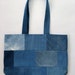 Denim Patchwork Tote Bag - Etsy