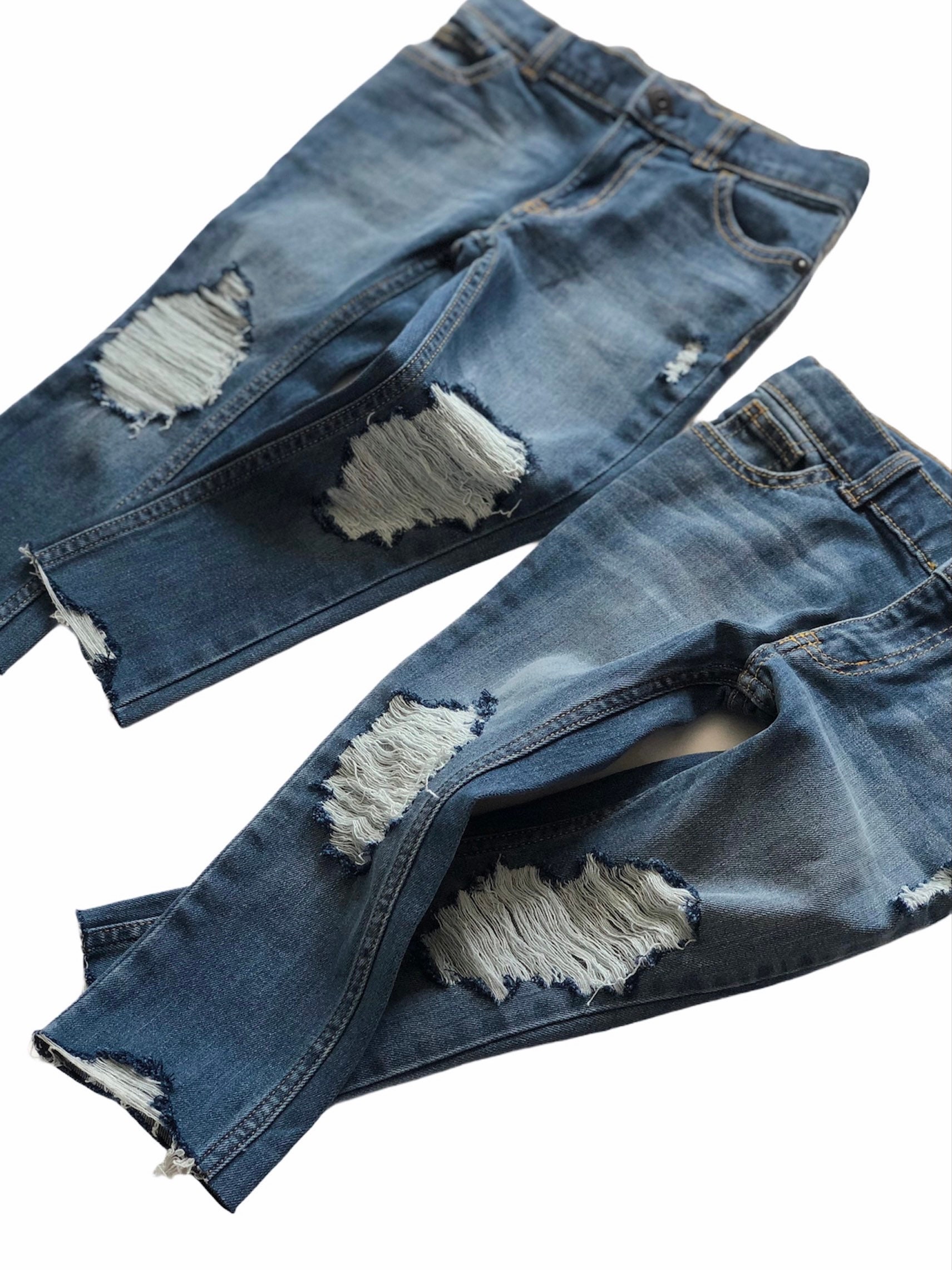Fall Toddler and Kids Ripped Skinny Jeans autumn Jeans Boy - Etsy Canada