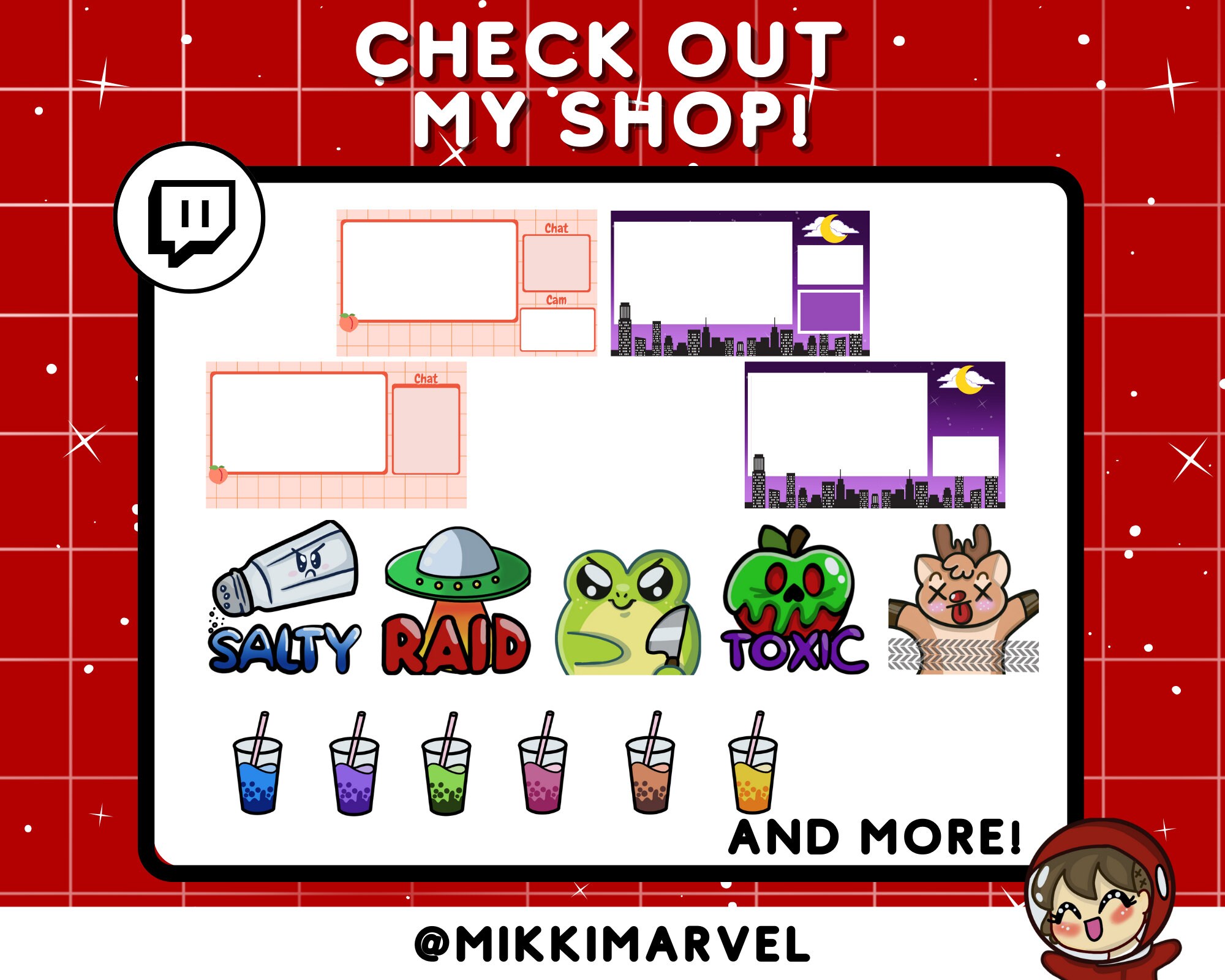 Alien Raid Emote for Streamers | Twitch, Youtube, Discord - Etsy