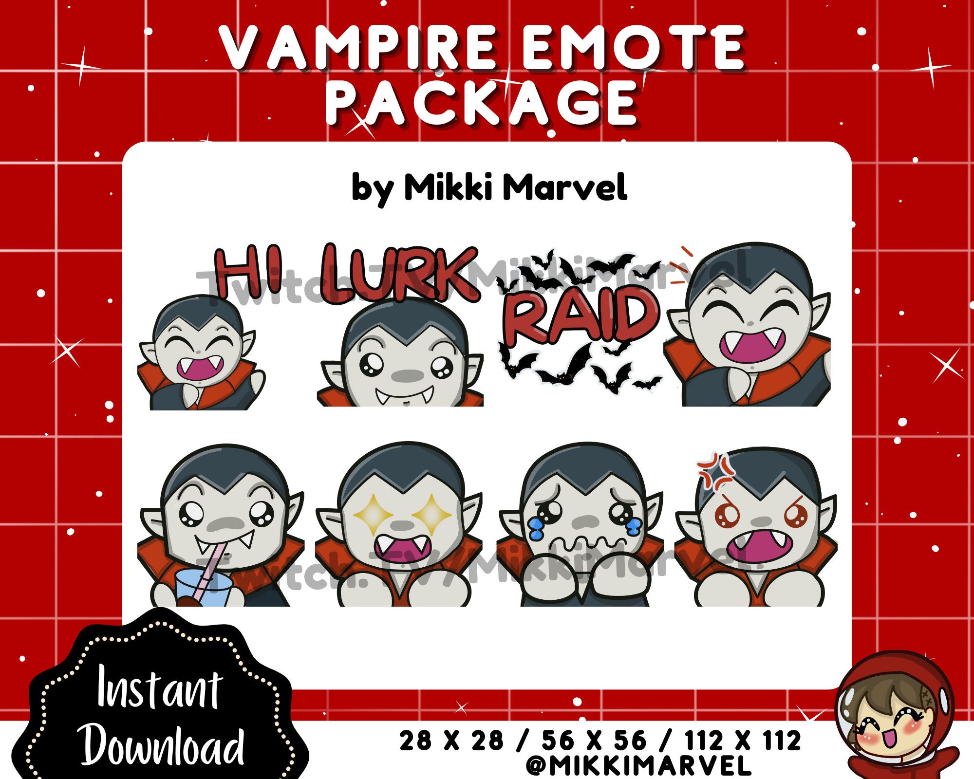 Vampires Emote - Etsy UK