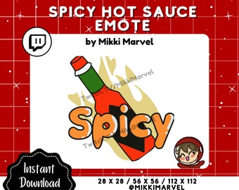 SPICY Emotes and Sub Badge Pack for Twitch and Discord Chili Pepper ...