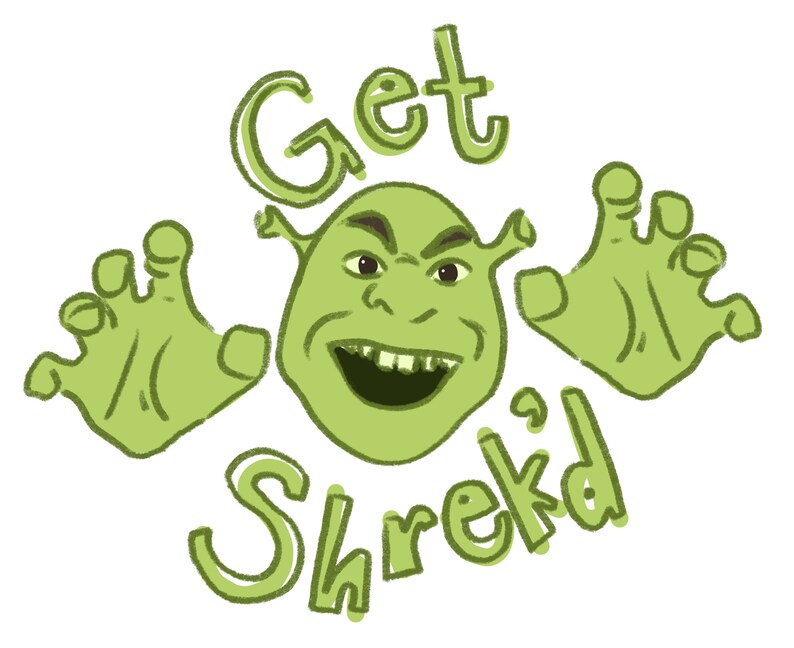 Shrek Sticker | Etsy Shrek Sticker | Etsy