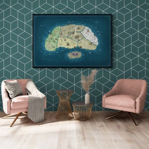 One Piece Wano Country Map Poster - Etsy