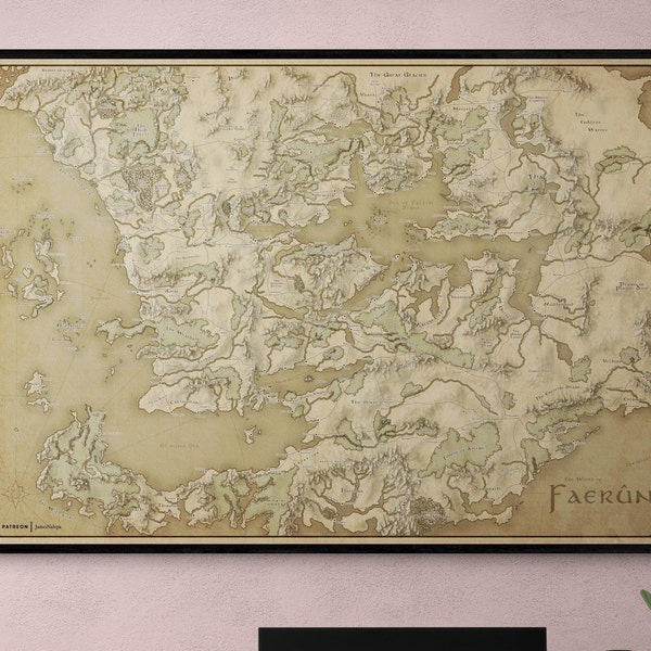Forgotten Realms Faerun - Etsy