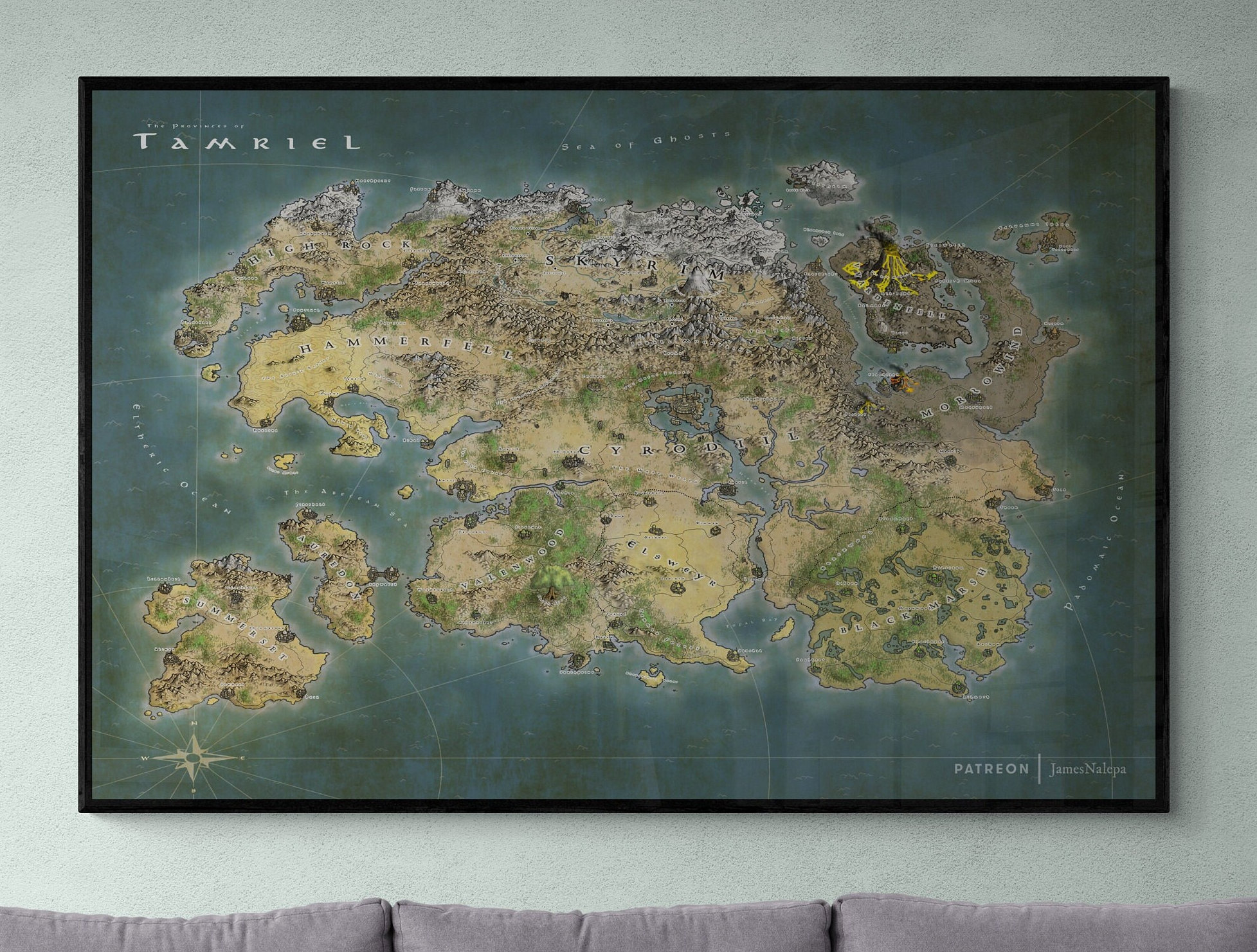 Skyrim Full Map High Resolution