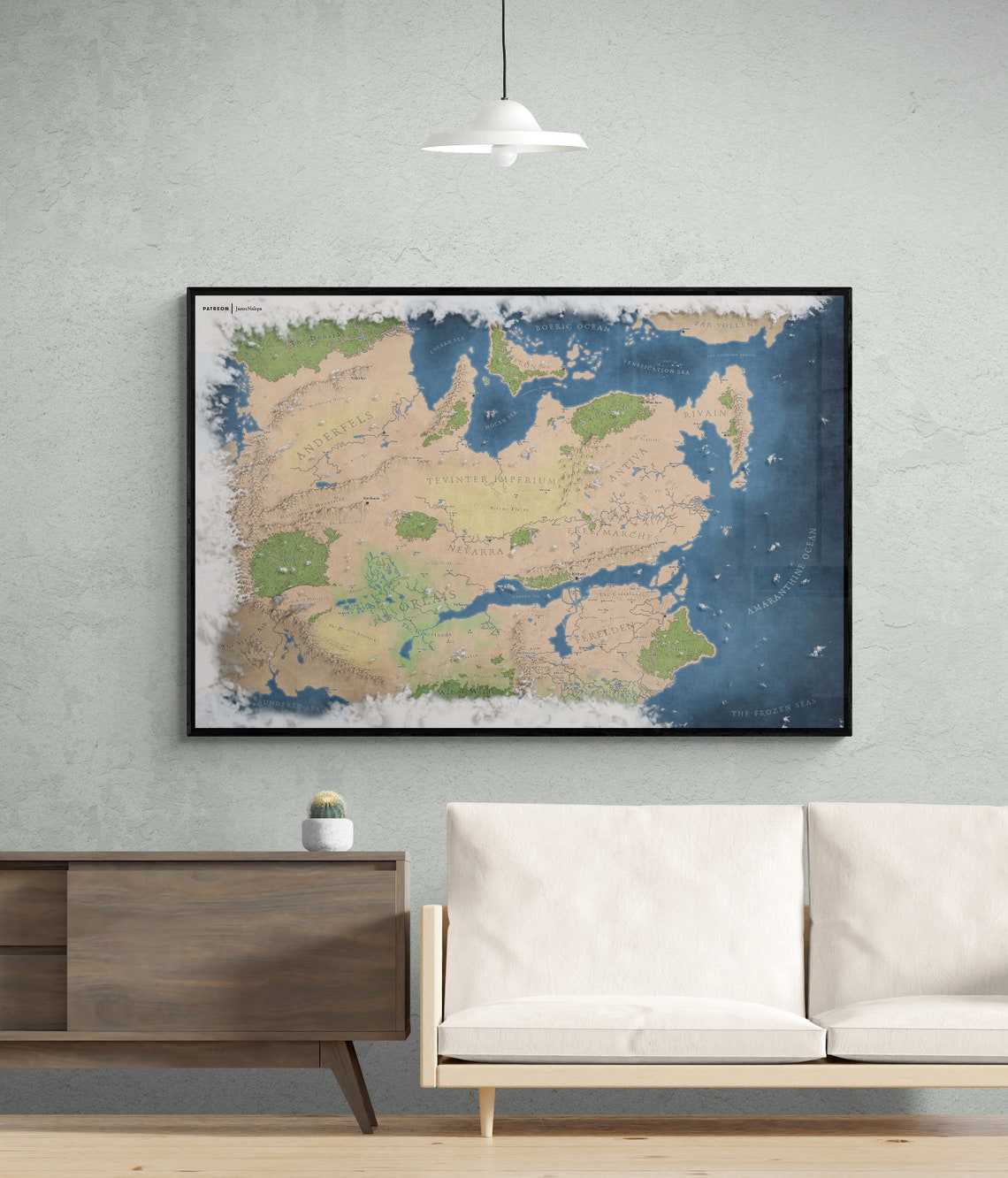 Dragon Age World Map Poster - Etsy