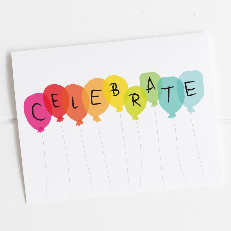 Celebration Card - Etsy