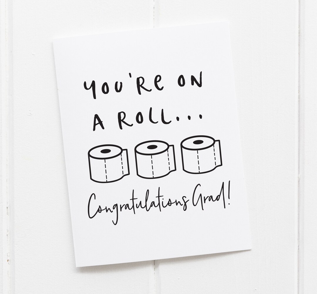 GRADUATION QUARANTINE CARD, Social Distancing Congratulations Card ...