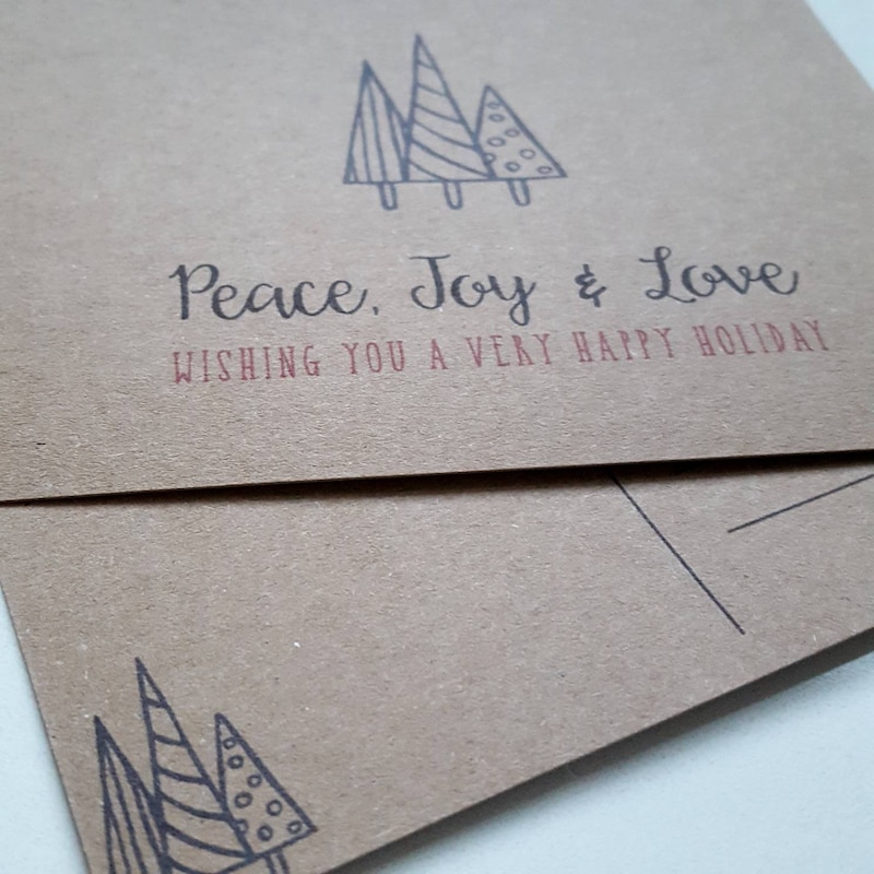Rustic Holiday Cards - Etsy