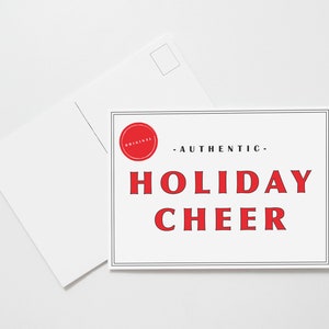 HOLIDAY POSTCARD SET of 20- Christmas Postcard, Holiday Cheer Postcards ...
