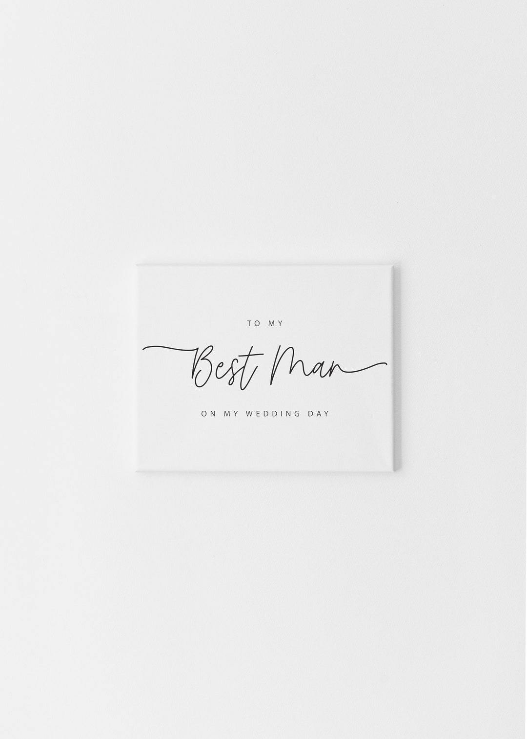 To My Best Man Card, Best Man Thank You Card, to My Best Man on My ...
