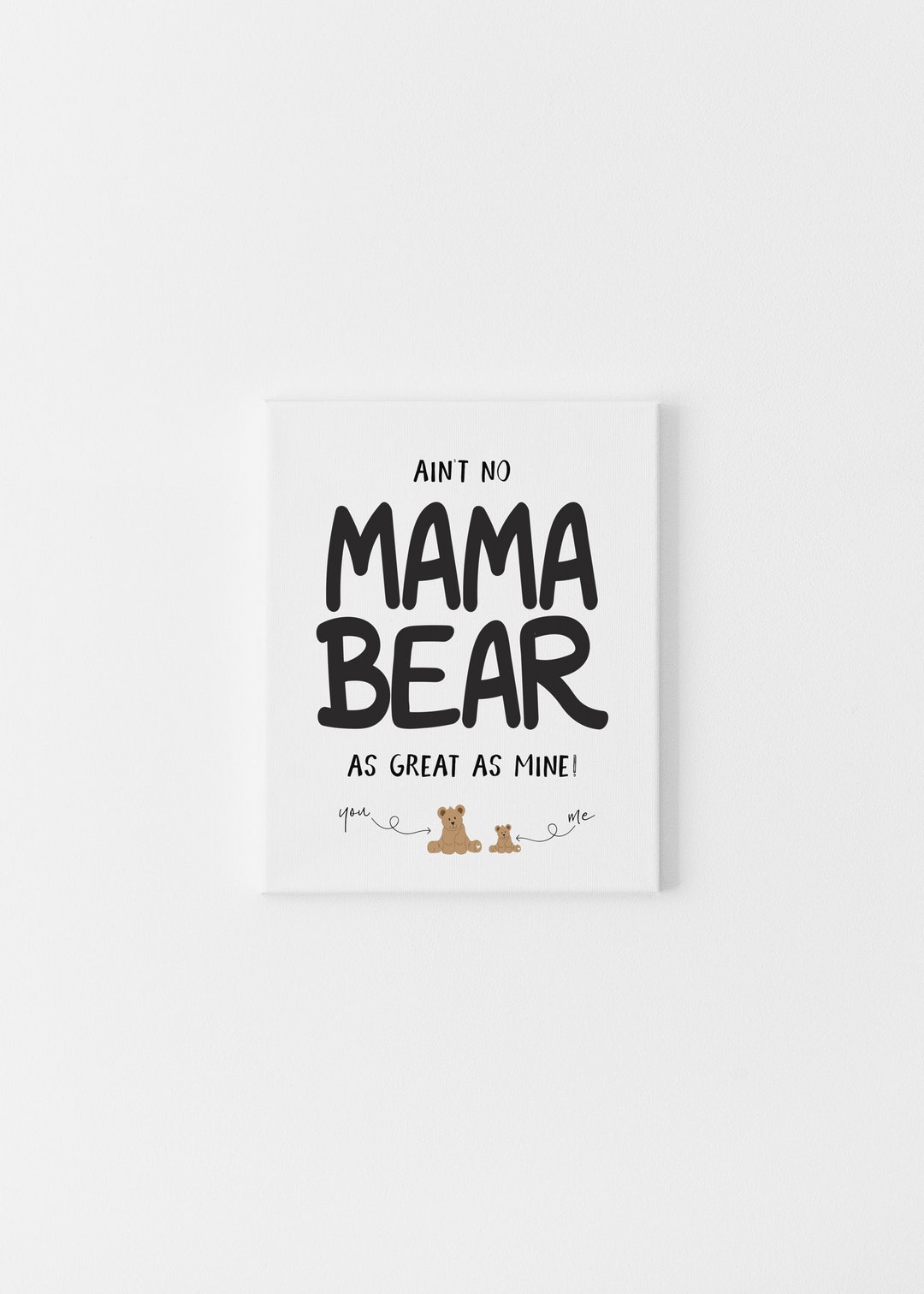 Mother's Day Mama Bear Card for Mom, Happy Mother's Day Cards, Birthday ...