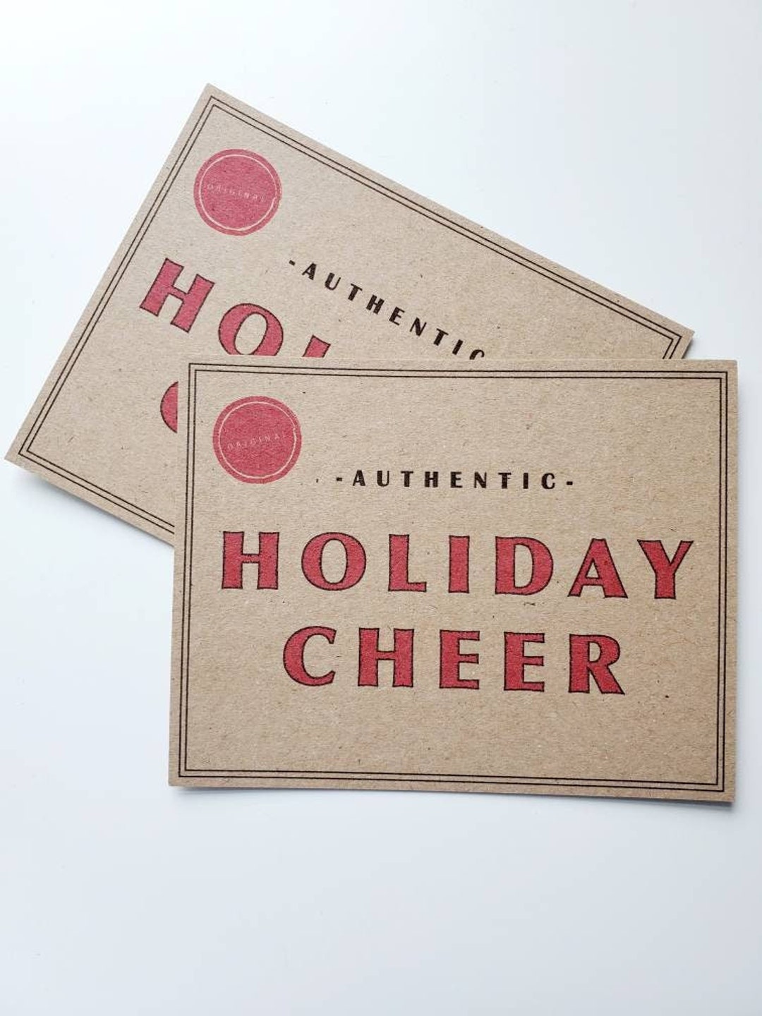 HOLIDAY POSTCARD SET of 20- Christmas Postcard, Holiday Cheer Postcards ...