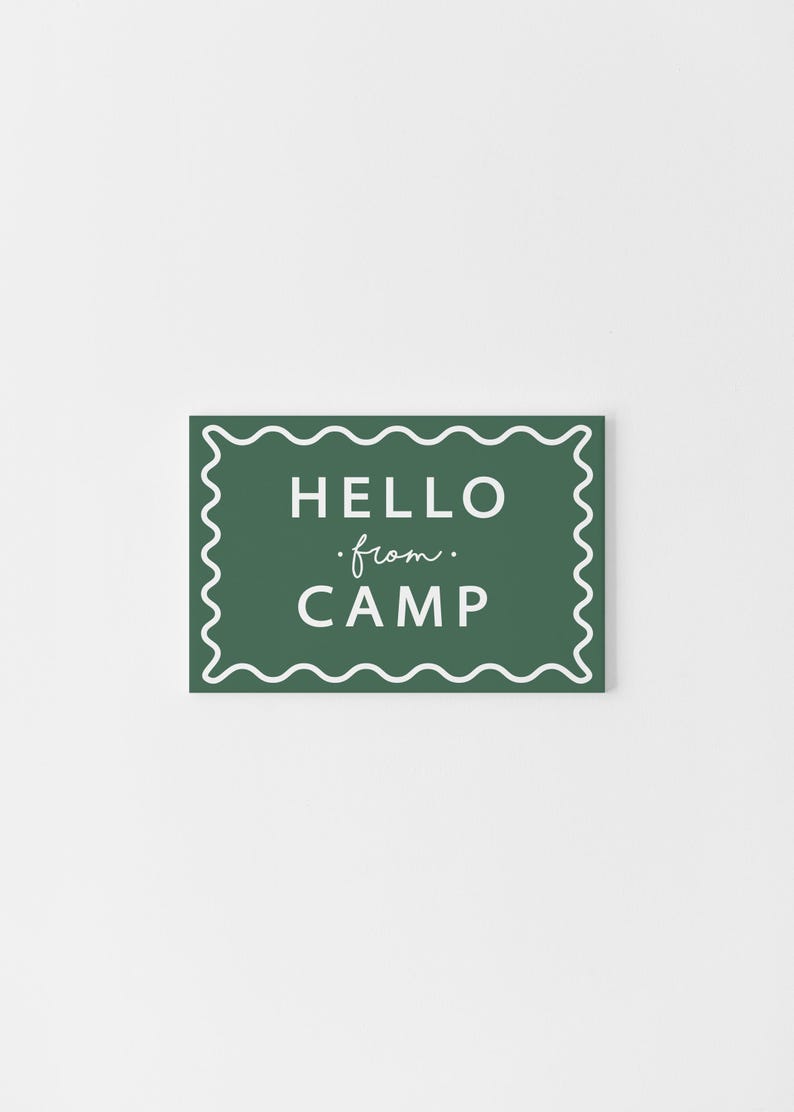 Camp Postcards for Kids: Summer Pen Pal Stationery Set - Etsy