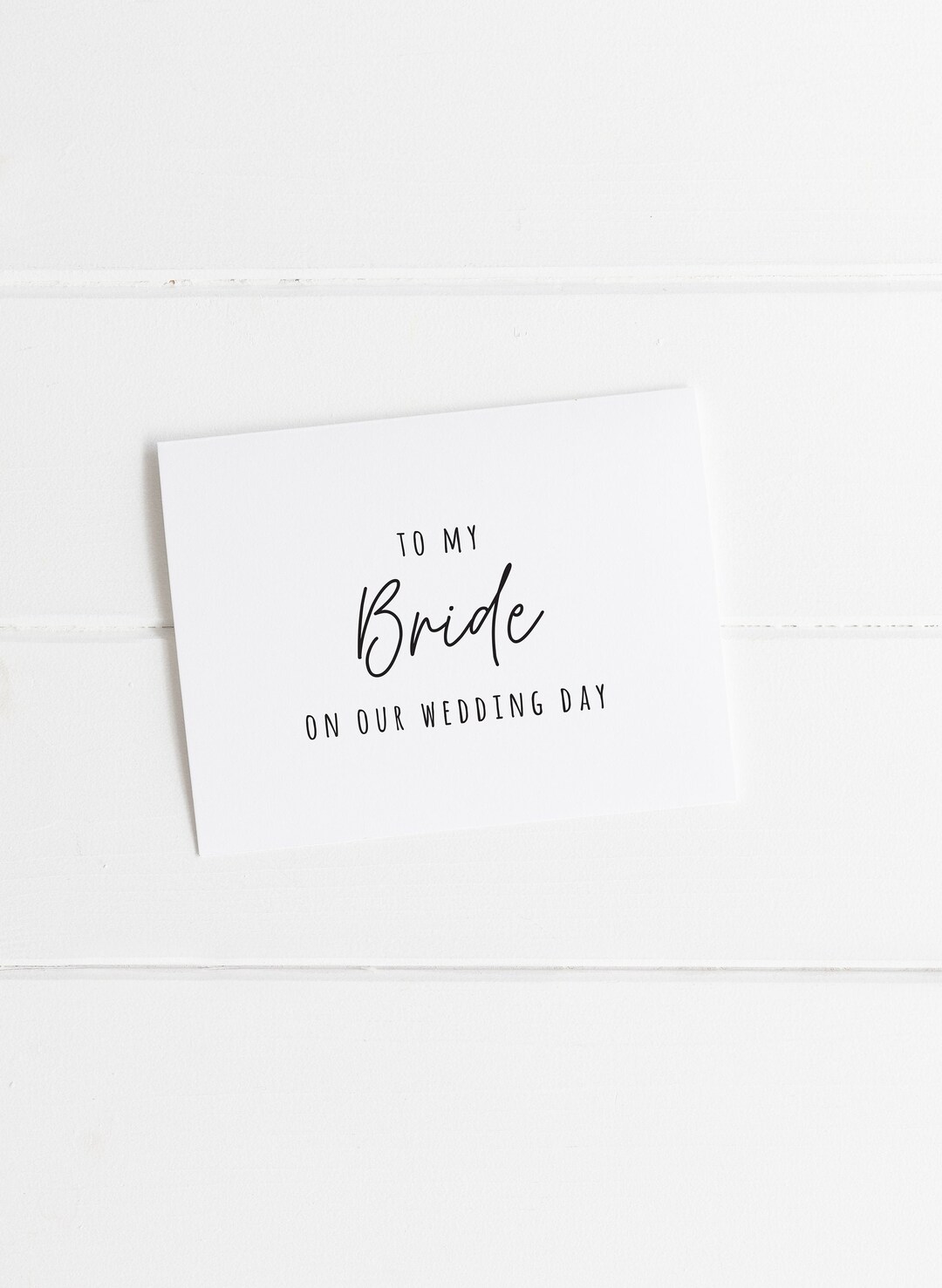 WEDDING Cards-to My Bride on Our Wedding Day, Bride Wedding Day Card ...