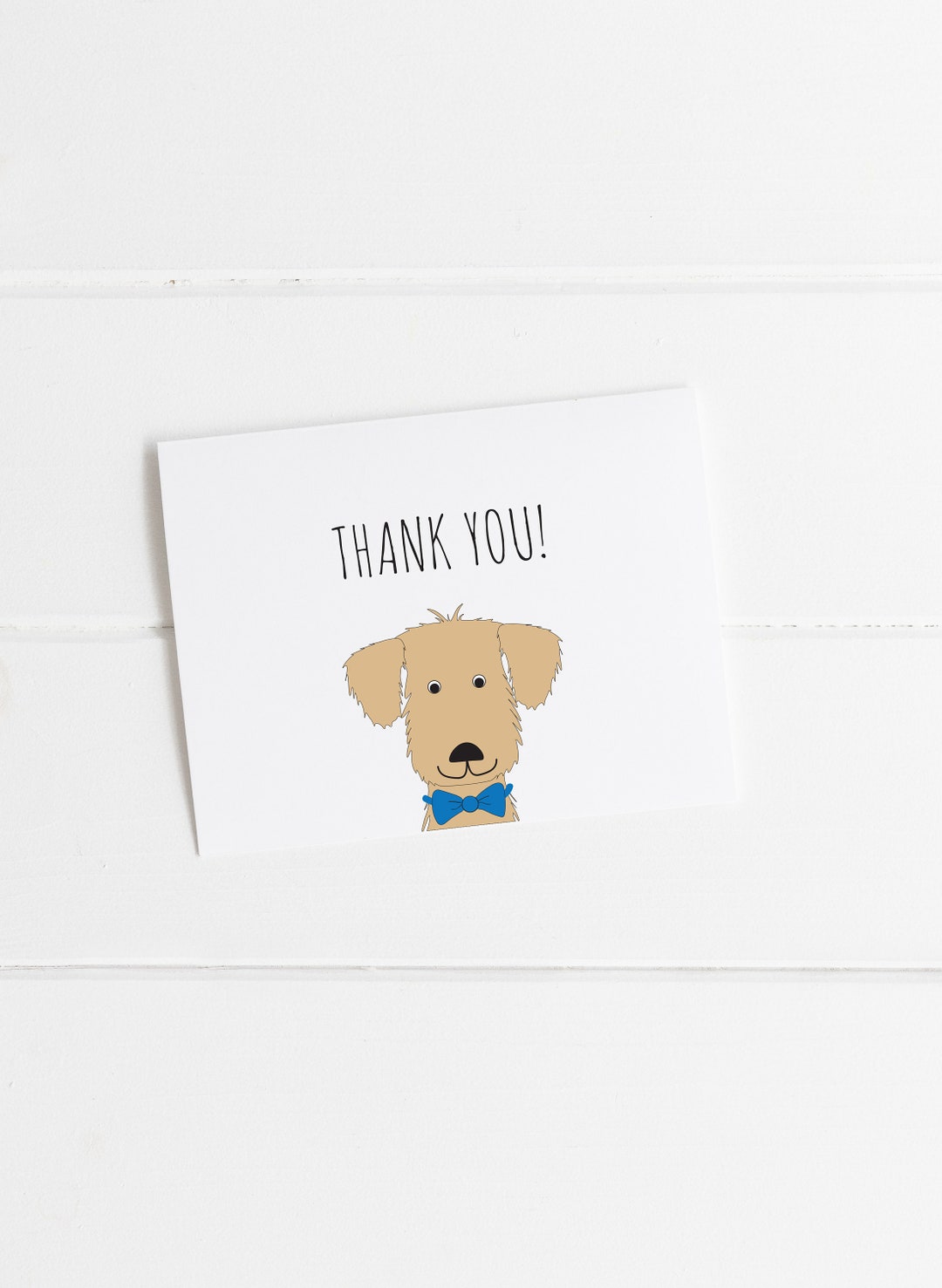 DOG THANK YOU Note Children's Thank You Cards Quarantine Cards for Kids ...