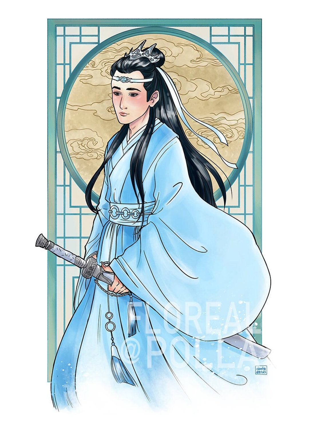 A4 / A5 Mo Dao Zu Shi the Untamed Art Print Lan Xichen, Zewu-jun 泽芜君 ...
