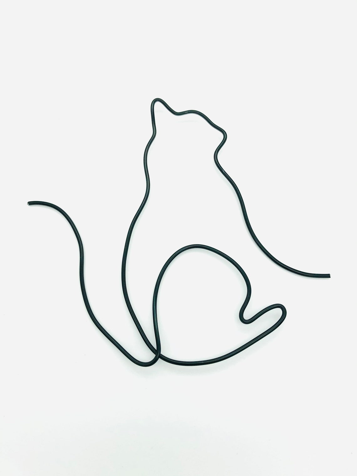 Wire wall art cat cat art cat gift cat lover wire art - Etsy.de