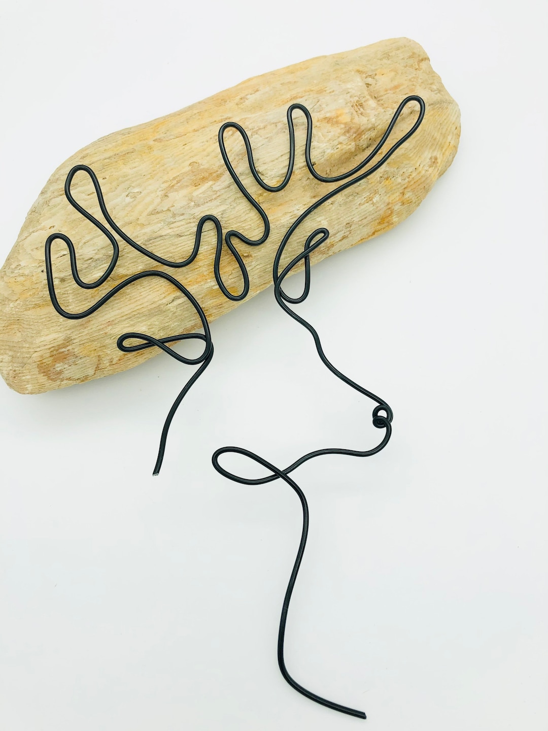 Stag Wire Wall Art, Wire Art, Stag Art, Deer, Aluminium Wire Art ...