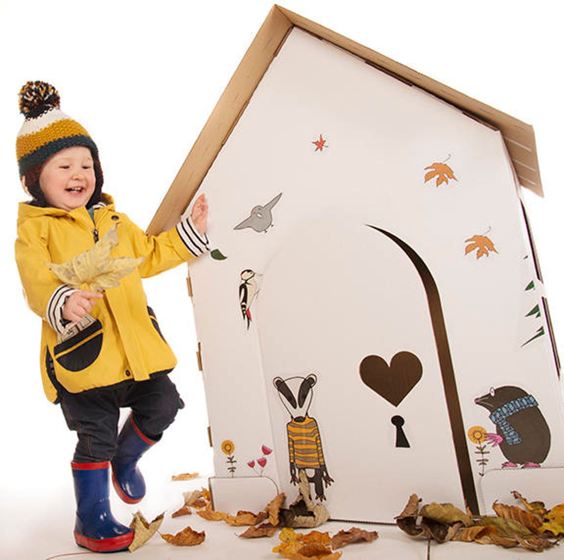 The Binky Box Cardboard Playhouse Creative Fun - Etsy