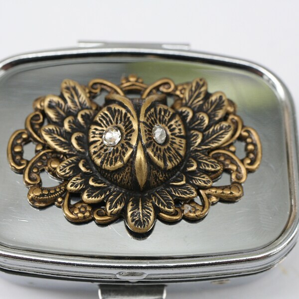 Owl Pill Box - Etsy