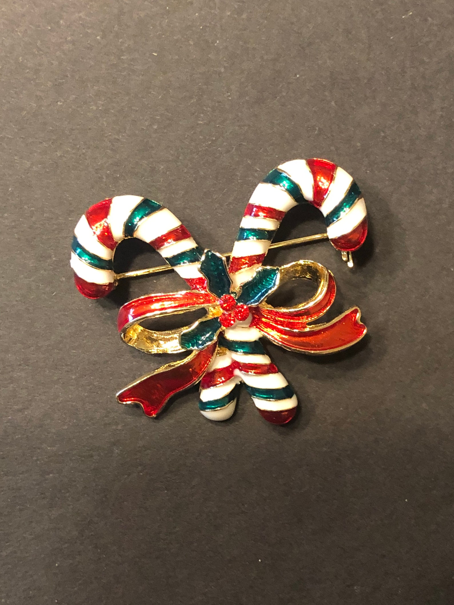 Christmas Jewelry Candy Cane Pin Christmas Brooch Christmas - Etsy