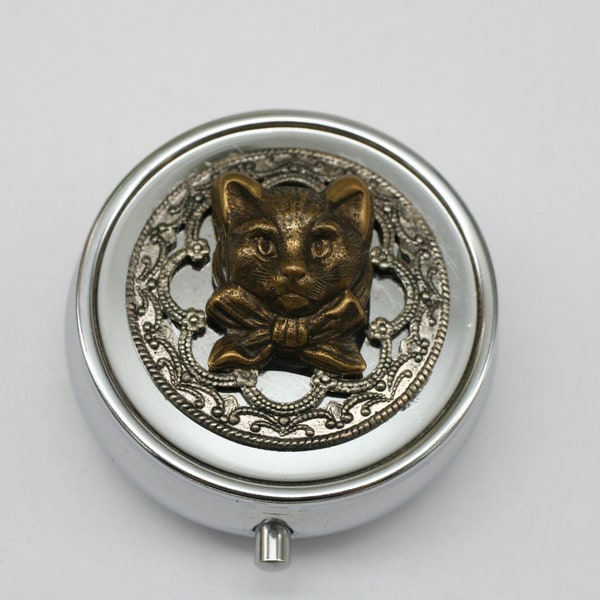 Cat Pill Box - Etsy