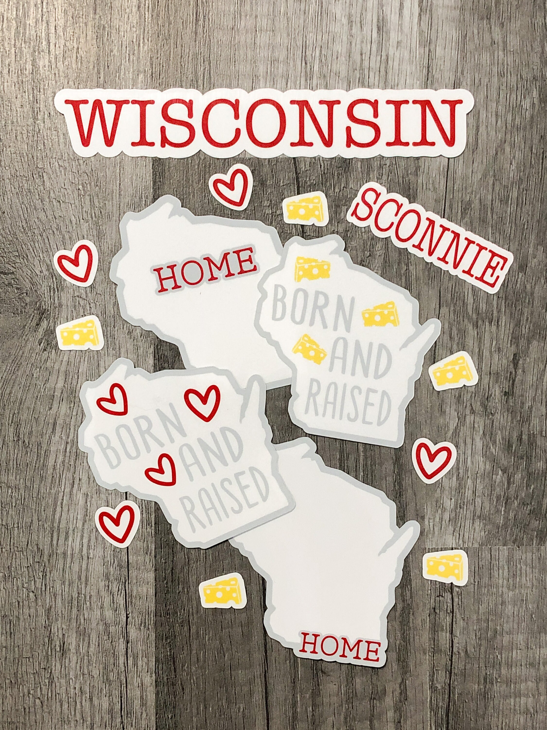 WISCONSIN STICKER SHEET Wisconsin Home Wisconsin Wisconsin | Etsy